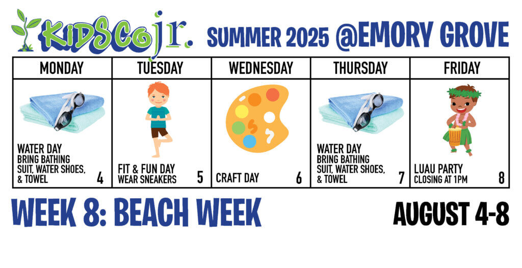 Emory Grove 2025 - KidsCo Jr. | Preschool Care Services in Montgomery ...