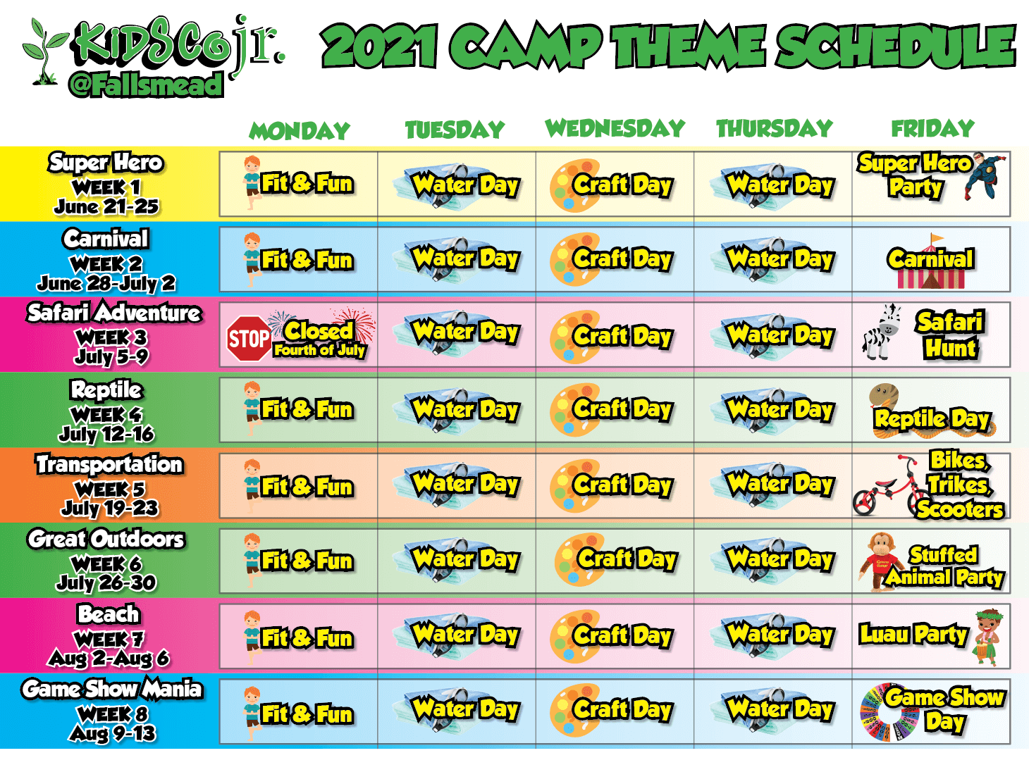 Summer | KidsCo Jr. | Preschool Care Services in Montgomery County