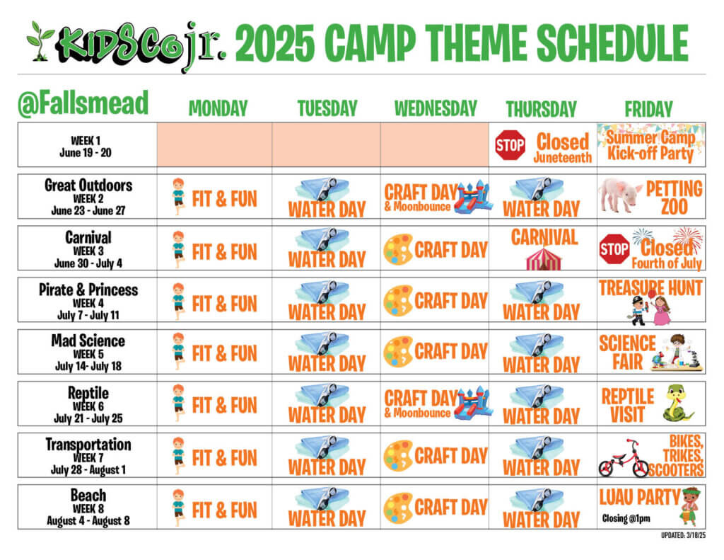 Summer - KidsCo Jr. | Preschool Care Services in Montgomery County