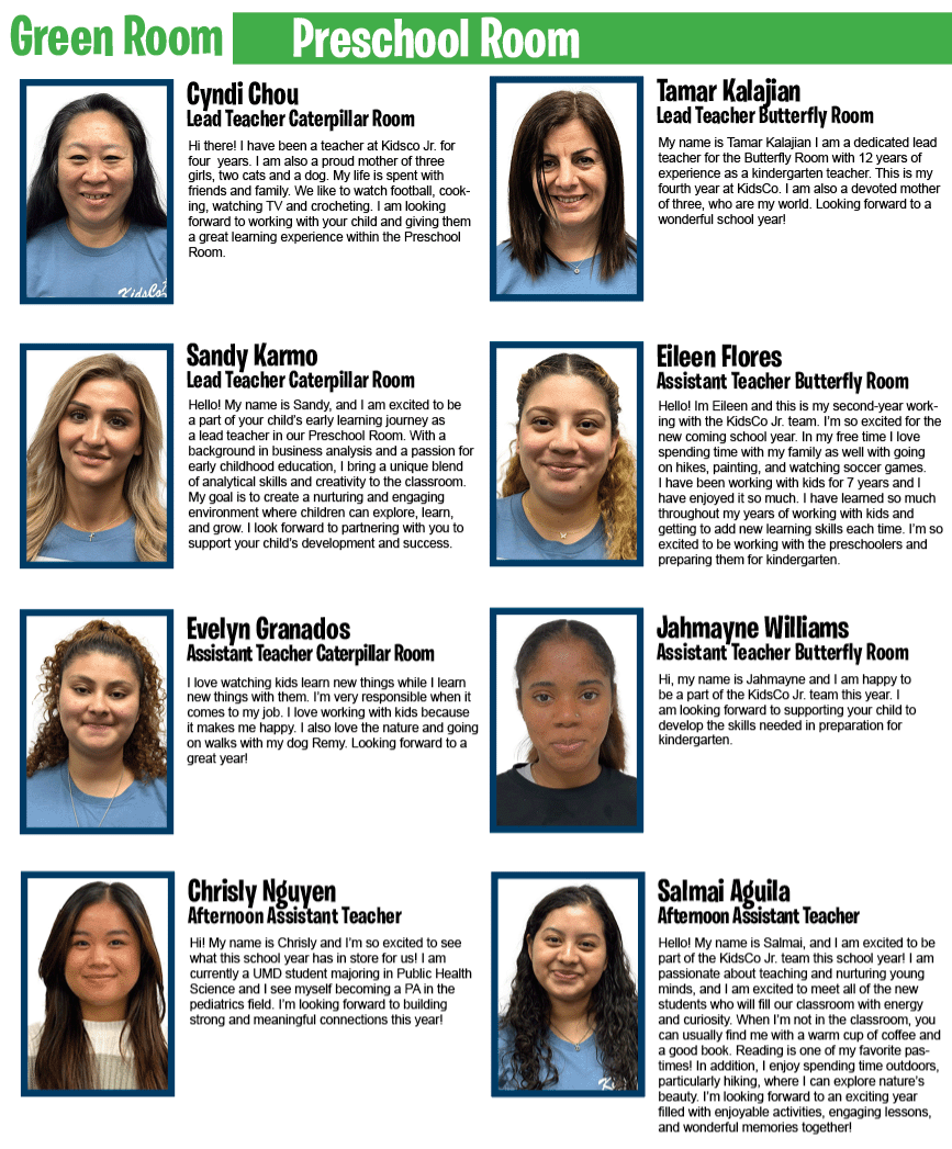 Fallsmead Location - KidsCo Jr. | Preschool Care Services in Montgomery ...