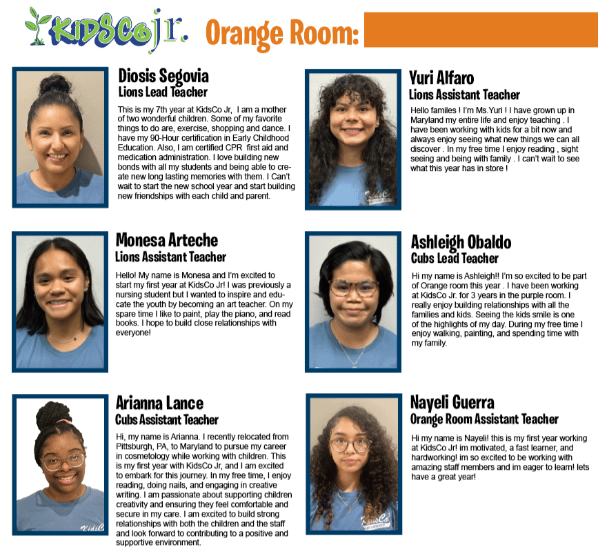 Emory Grove Early Learning Center - KidsCo Jr. | Preschool Care ...