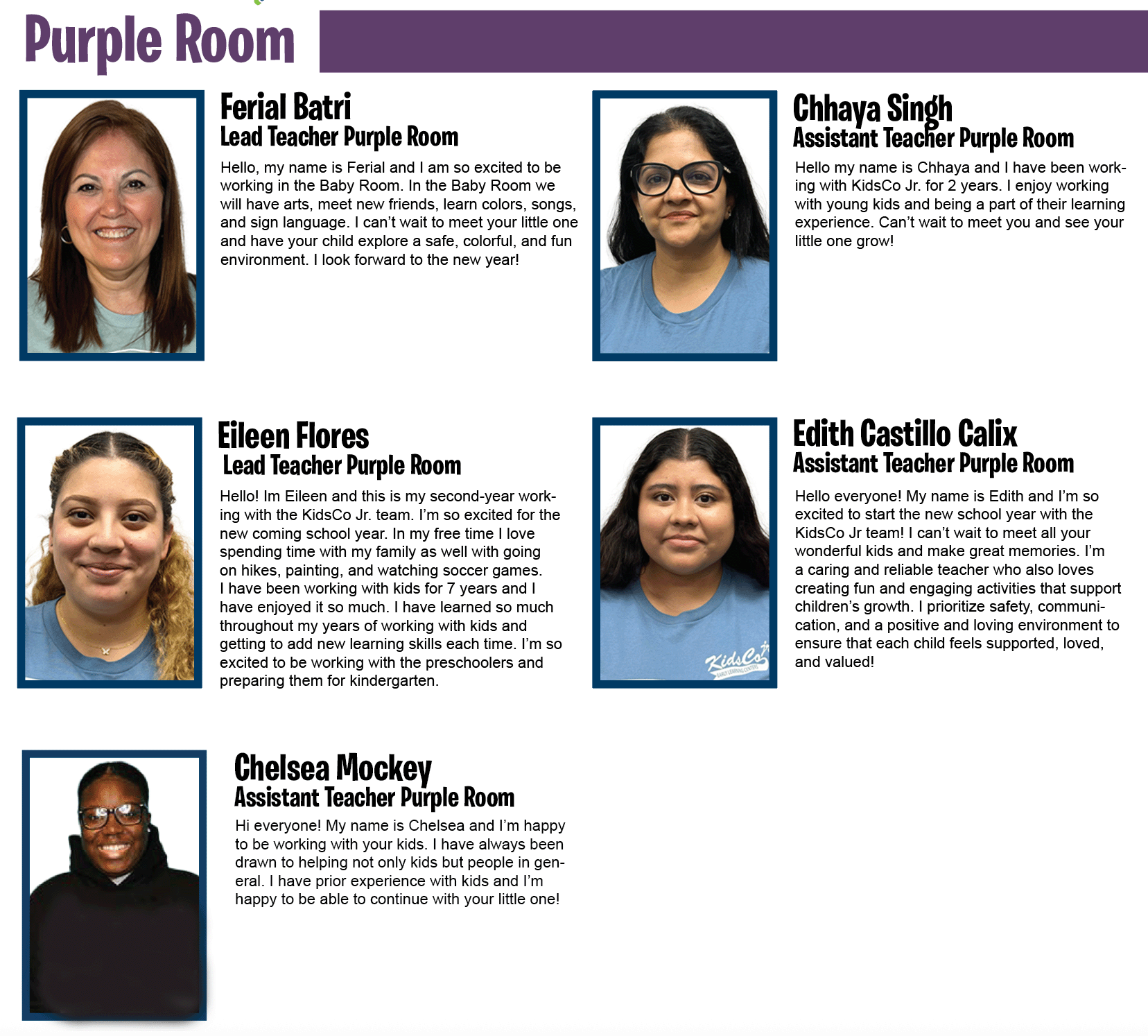 Fallsmead Location - KidsCo Jr. | Preschool Care Services in Montgomery ...