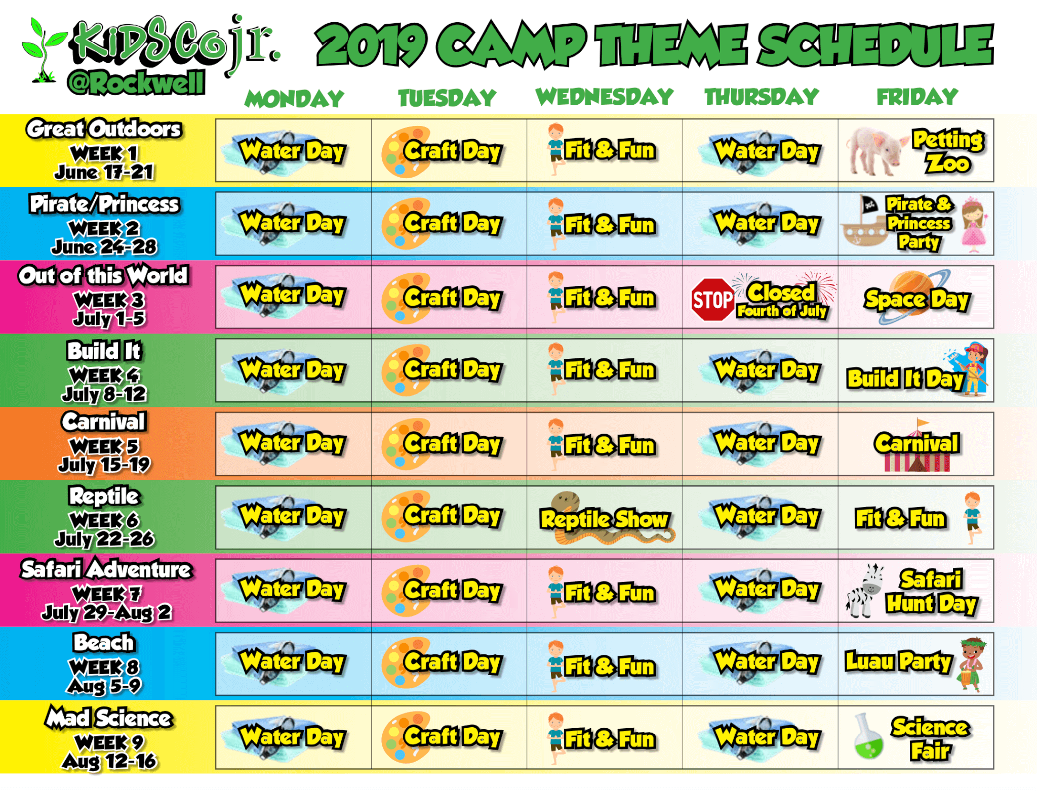 Summer | KidsCo Jr. | Preschool Care Services in Montgomery County